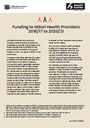 Funding to Māori Health Providers 2016/17 to 2020/21 | Ministry of ...